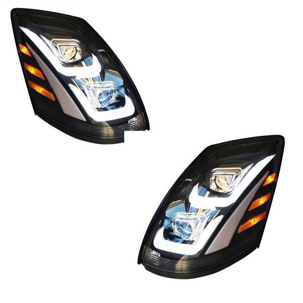 VOLVO VNL LED HEADLIGHT 2004-2014 – Shark Chrome Shop