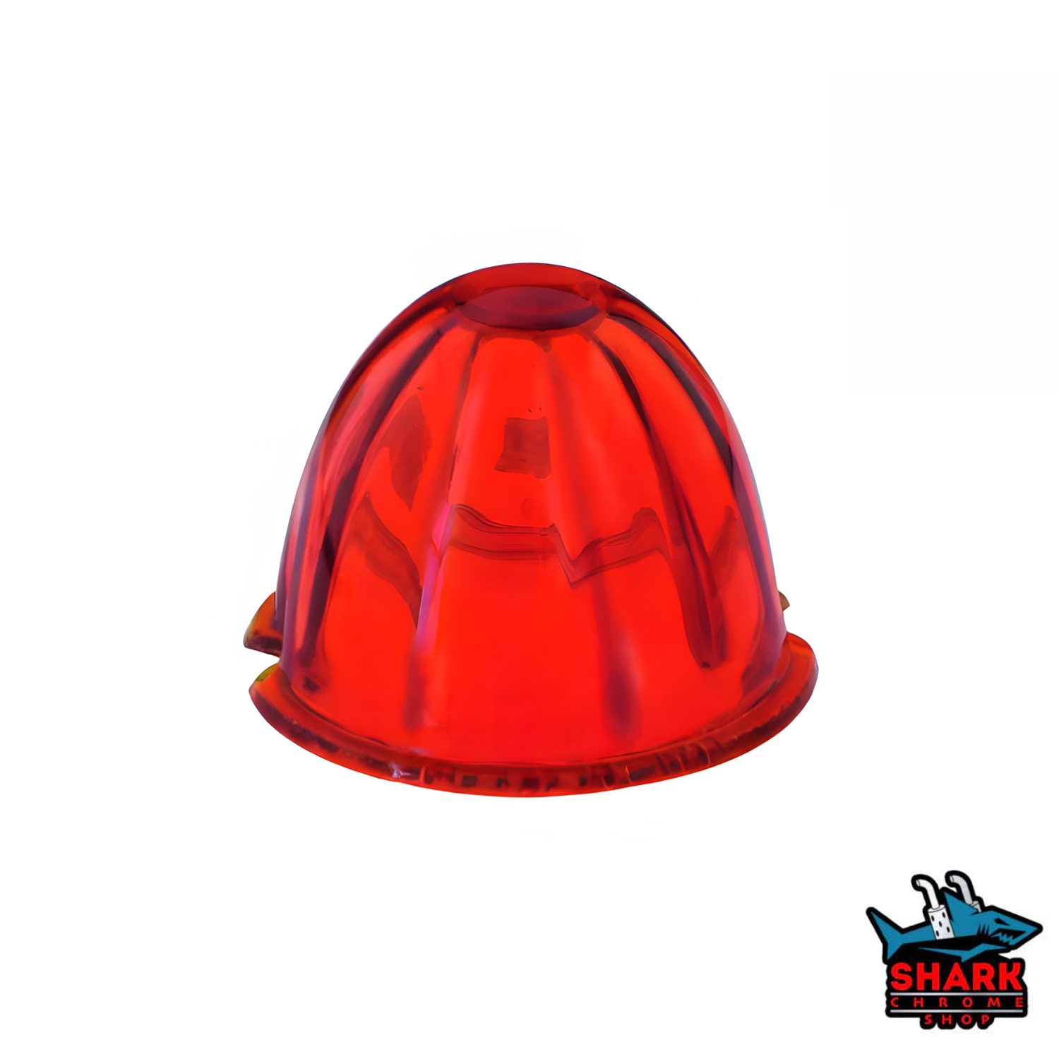 RED GLASS LENS – Shark Chrome Shop
