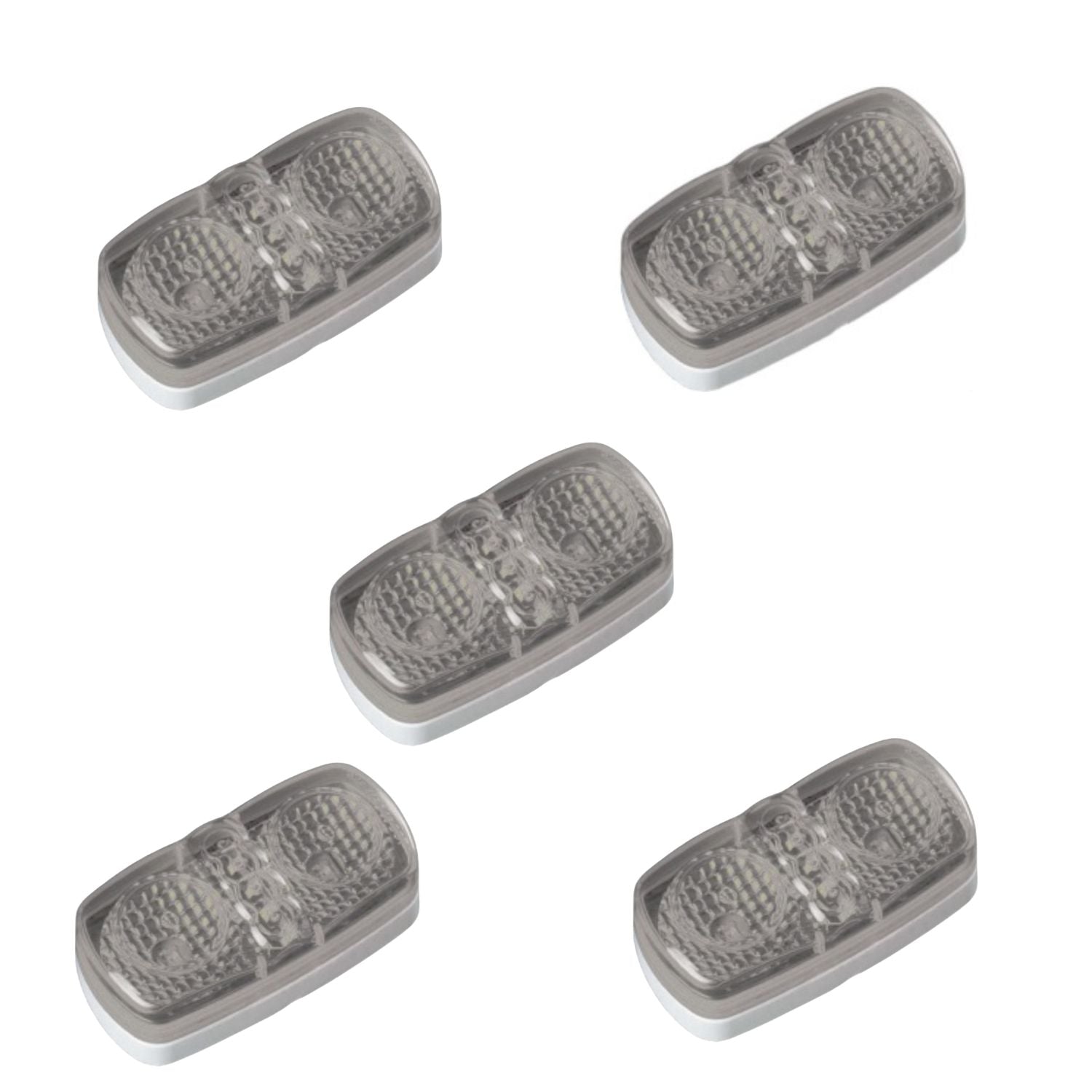 LED Duo Clearance / Side Marker Light Red High + Low 5 PACK FREE SHIPP ...