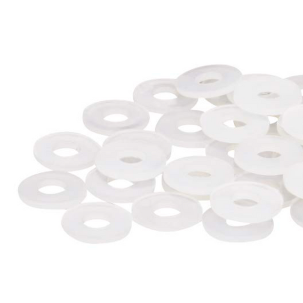 White Nylon Washers Set – Shark Chrome Shop
